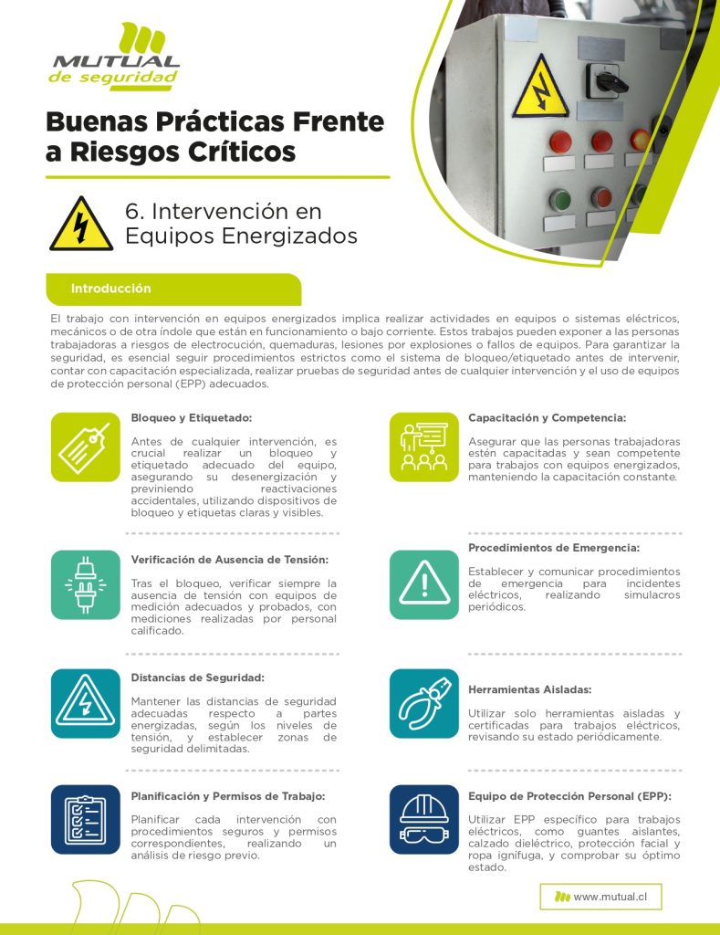 Buenas Prácticas Frente a Riesgos Críticos